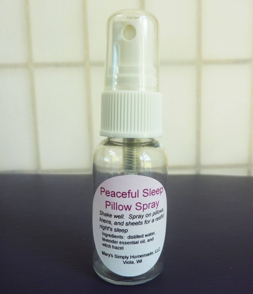 Peaceful Sleep Pillow Spray – Mary's Simply Homemade
